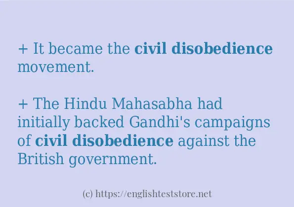 "Civil disobedience" some ways to use - EnglishTestStore Blog