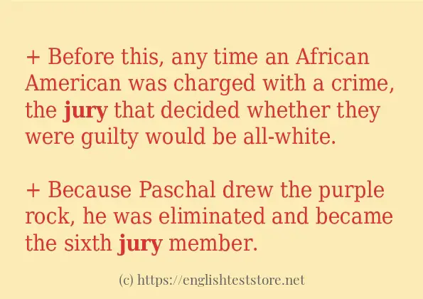 How to use the word "jury" - EnglishTestStore Blog