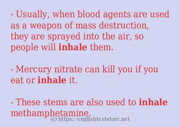 "inhale" how to use? - EnglishTestStore Blog