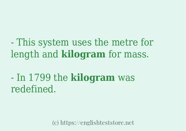 kilogram In Sentences EnglishTestStore Blog kilogram In Sentences EnglishTestStore Blog