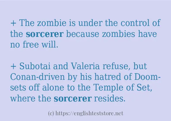 "sorcerer" how to use? - EnglishTestStore Blog